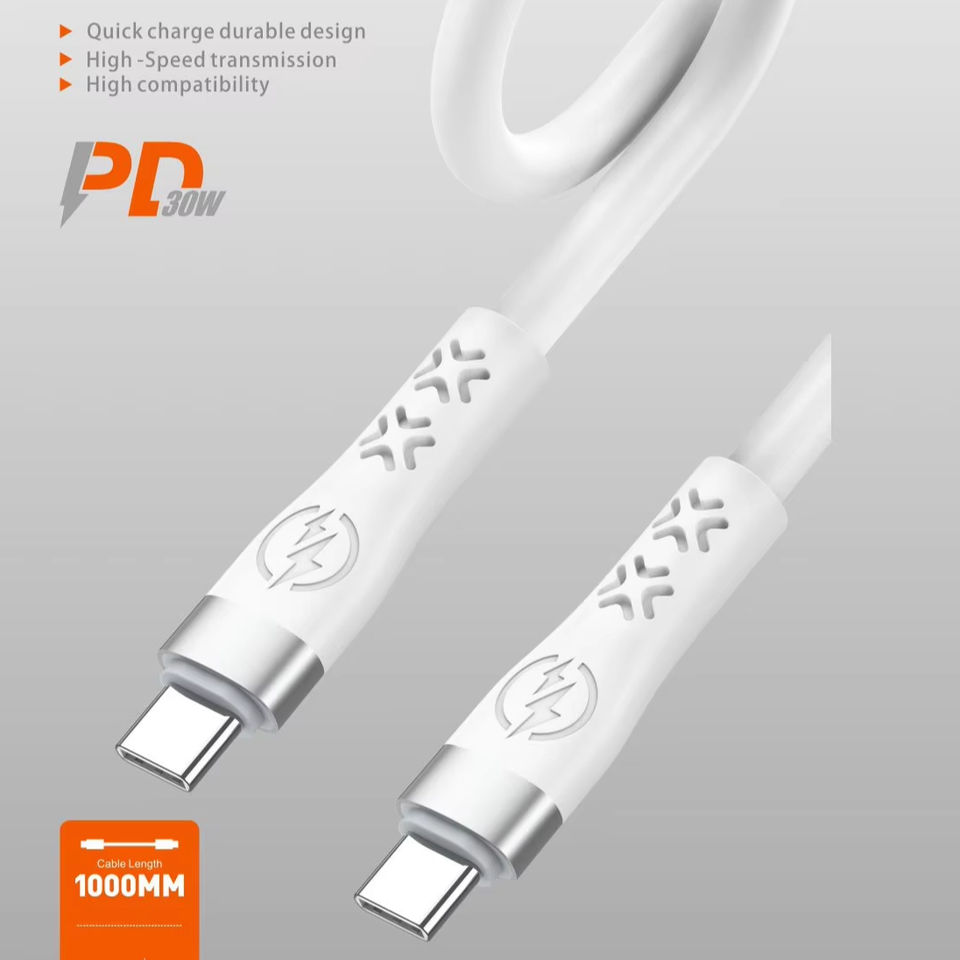 Data Cable 100W Max Type-C to Type-C Fast Charger Mobile Phone/tablets ...