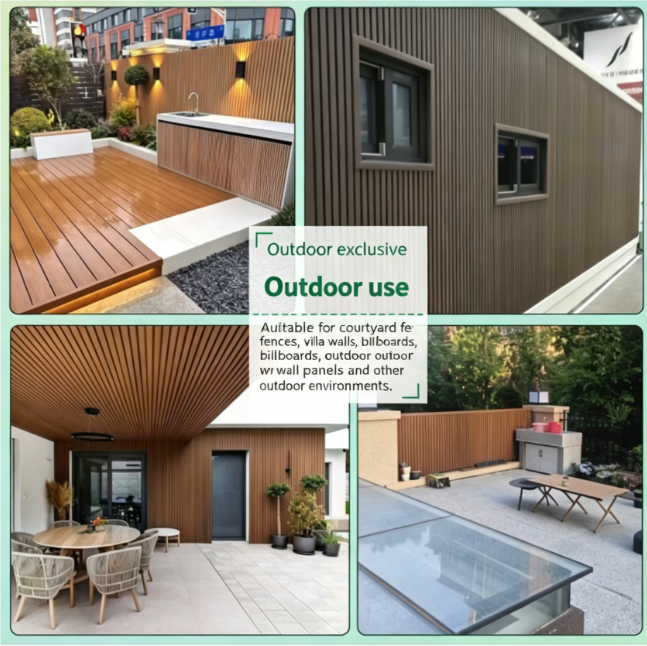 WPC Modern Design Eco-Friendly Waterproof Wood Decor Interior Walls ...