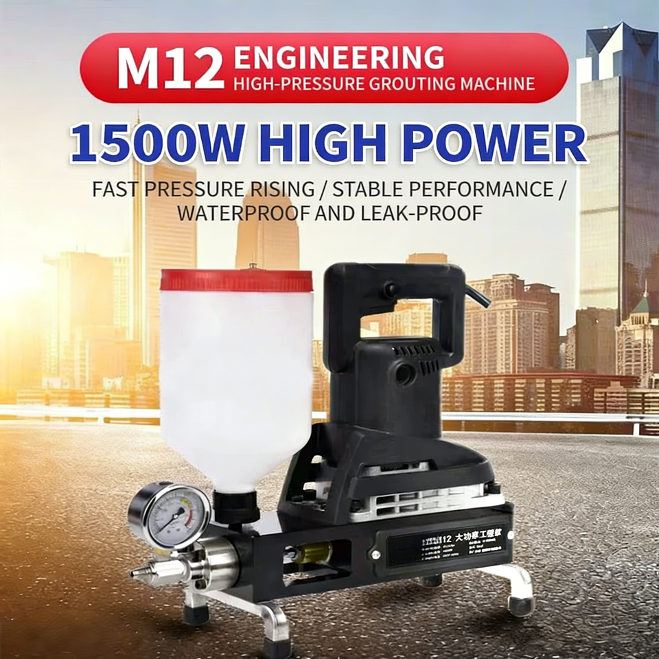 M12 Single High Pressure Polyurethane Polyurea Grouting Machine ...