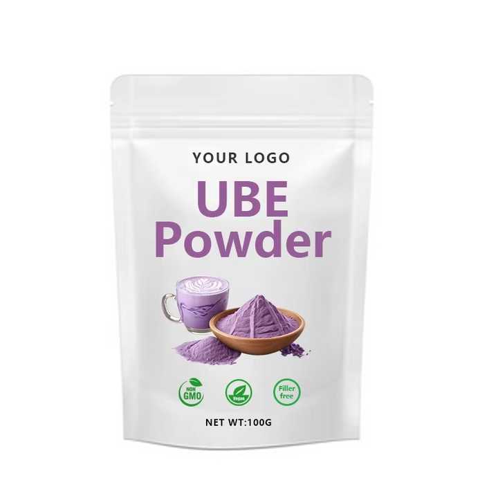 Purple Violet UBE Powder Customize 100g Purple Yam Powder Private Label ...