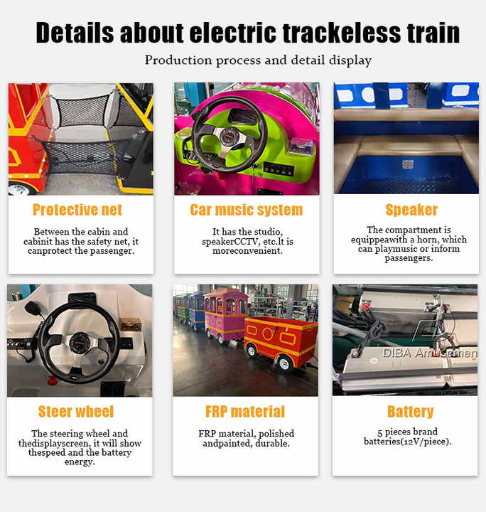 Trackless Tourist Train - Fun Kids Ride for Shopping Malls