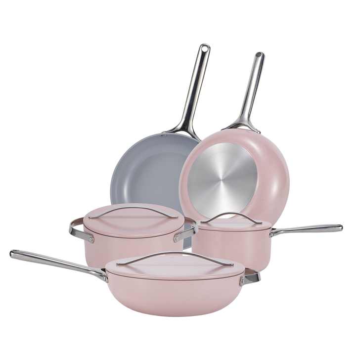 High-end dinner set Cooking Pot 4 Pcs Stainless Steel Cookware Set Pot ...