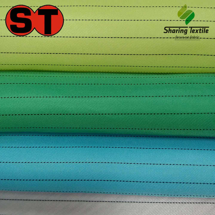 75D Anti-Static Poly ESD Conductive Stripe Fabric Lining Fabric Bulk ...