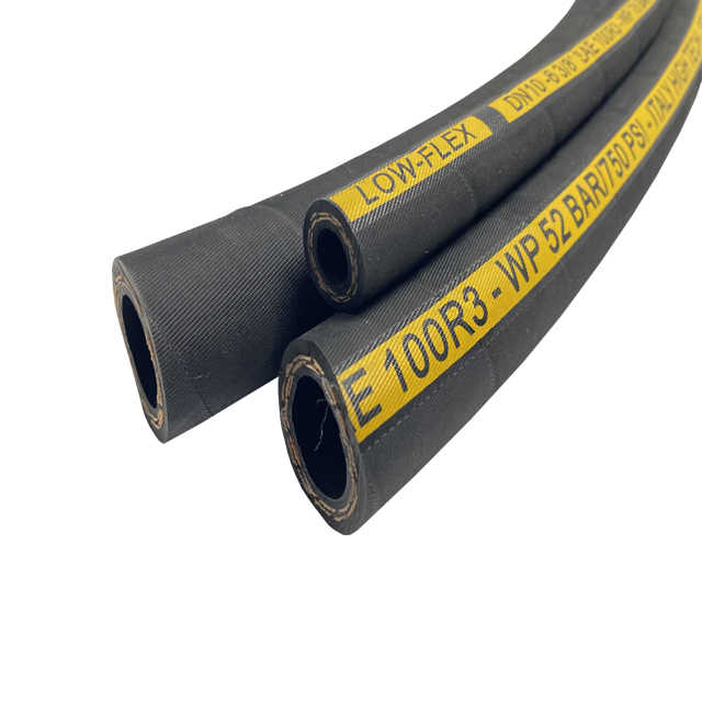 ISO 和 MSHA 证书 SAE100 R3 两层纺织增强橡胶液压软管| Alibaba.com
