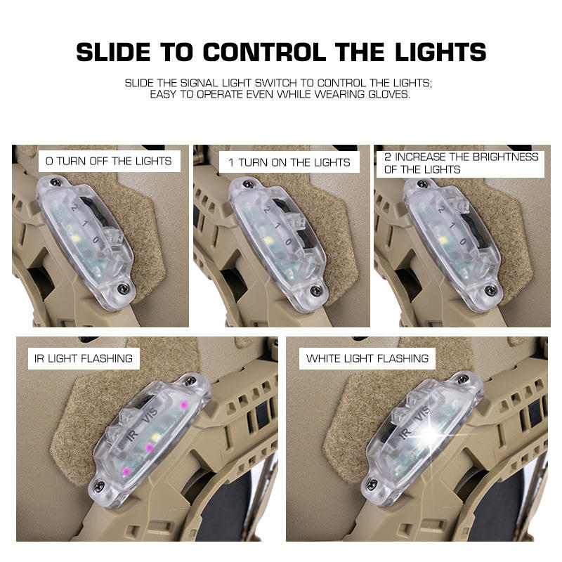 WOSPORT 2 Type Lights Modular ARC Rail Signal Light Compatible with ...