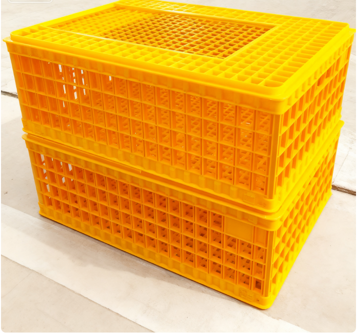 Ventilated Chicken Transport Box Safe and Humane Poultry Moving Crate ...