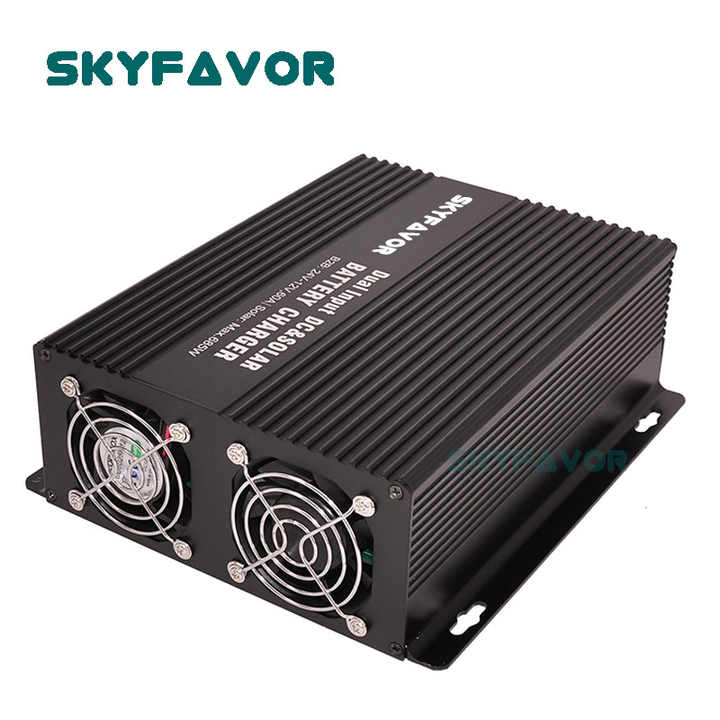 12V DC-DC Battery Charger 12V 60A and Solar 30A MPPT Dual Input RV ...