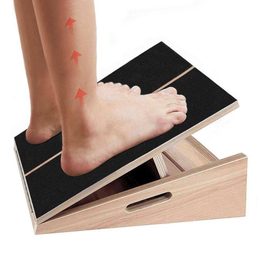 Adjustable Wooden Slant Board for Gym & Studio | Calf Stretching ...