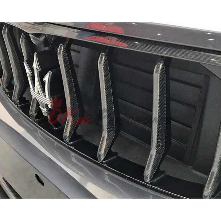 Levante Real Carbon Fiber Front Grille Trim for Maserati Levante ...