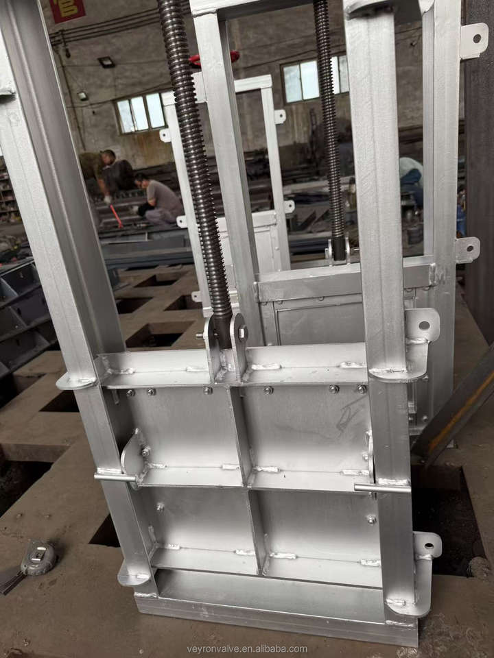 Manual Square Slide Gate Penstock Valves Structure for General ...