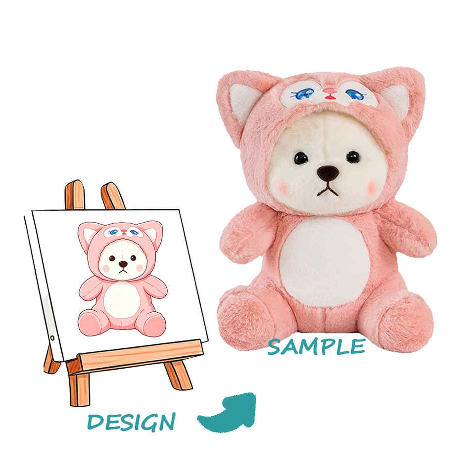 Embroidered Custom 28cm Monkey Plush Toy with Super Soft Plush ...