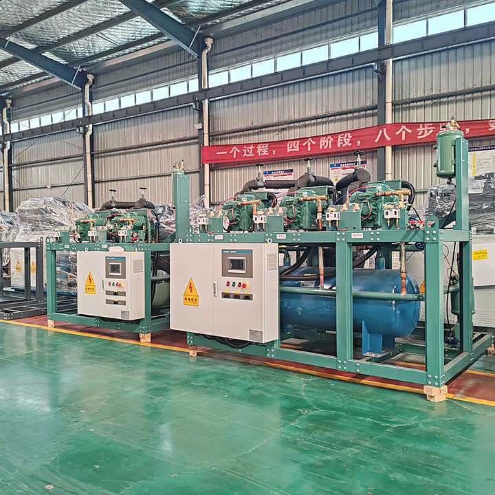 Refrigeration Screw Parallel Condensing Unit Industrial Cold Room ...