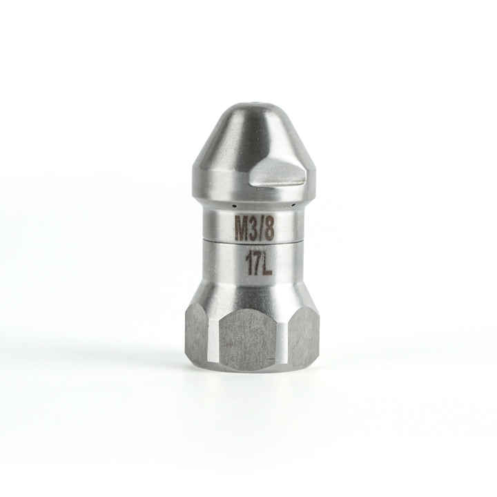 Sewer Jet Rotating Nozzle, 7 Holes Front 1 Back 6 17l Stainless Steel ...