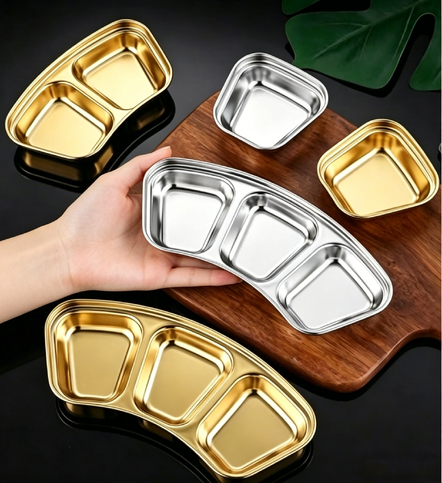 Korean Modern Customizable Eco-Friendly Plant Soy Sauce Plates 1/2/3 ...
