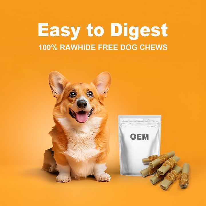 Mini Chicken Sticks Wrap Easily Digestible Rawhide Free Healthy Pet ...