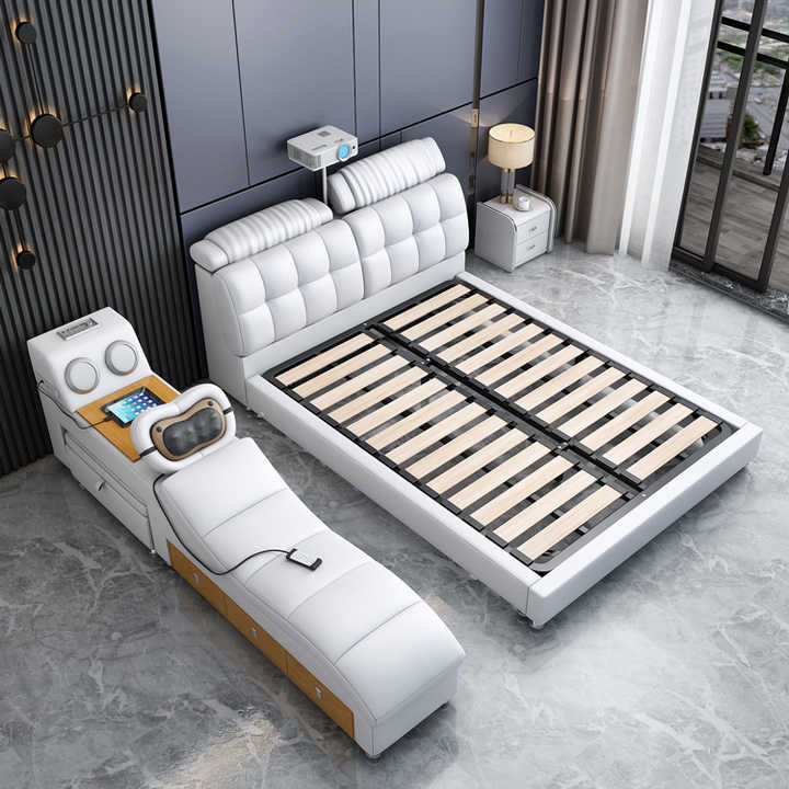 Multifunctional Smart Bed - Modern Comfort and Style