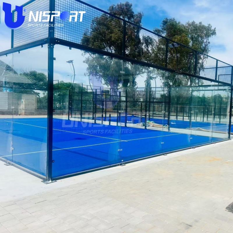 Easy Setup Outdoor Full Panoramic Padel Court Turf Indoor Tennis Paddel ...