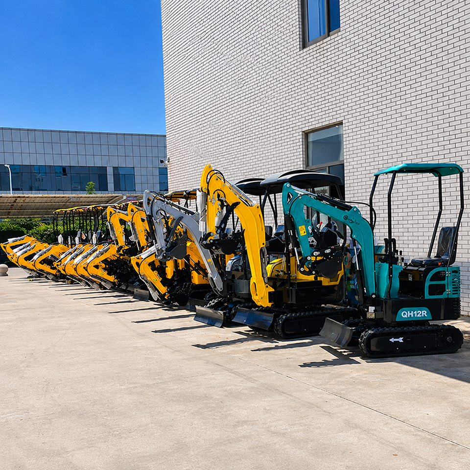 FREE SHIPPING Mini Excavator 3.5 Ton EURO 5 EPA Engine Kubota Farm ...