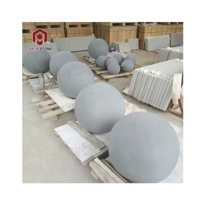 Modern Style Decorative Natural Granite Stone Balls Custom-Size Baoding ...