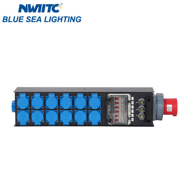 Mini Box 63A 5pin - 12 Channels EU Plug Power Distributor
