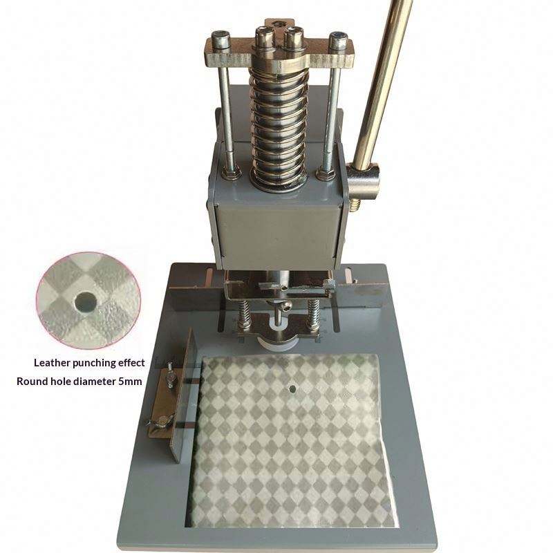 TEBAK Manual PVC Card Business Card Hole Punching Machines Round Oblong ...
