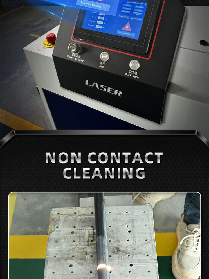 High-Power 3000W Fast Pollution-Free Fiber Laser Cleaning Machine for ...