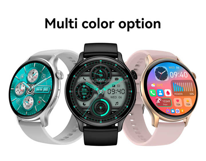 HK85 1.43 Inch AMOLED Circle Smart Watch for Men Women IP68 Fitness ...