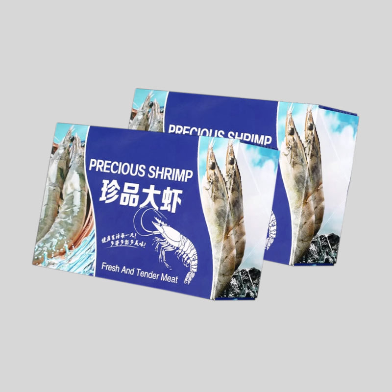 Custom Corrugated Board Carton Waterproof Fish Shrimp Seafood ...