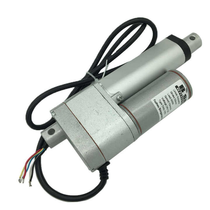 Stroke 2 Inch (50mm) Double Tube Micro Linear Actuator 12-48v 5-40mm/s ...
