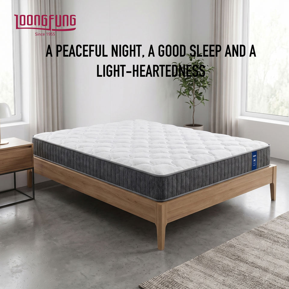 Premium LOONGFUNG Roll up Hybrid Mattress in a Box Individually Wrapped ...