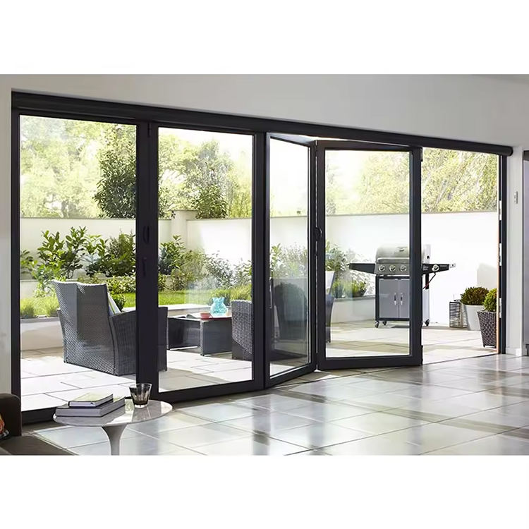 Customized modern-style aluminum frame, double-layer tempered glass ...