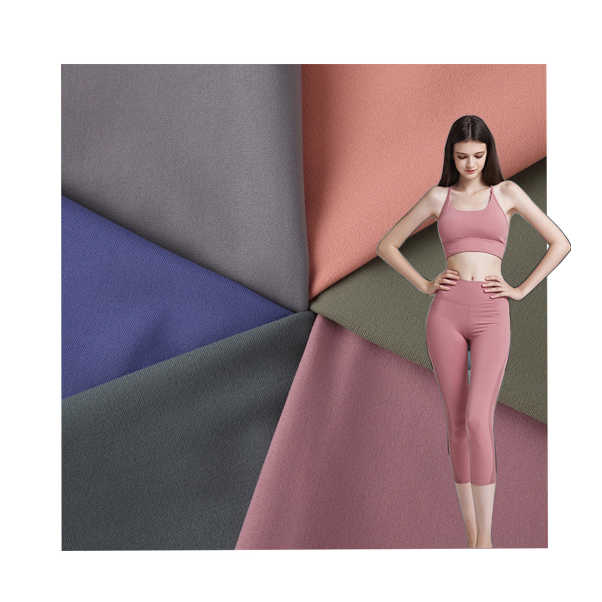 Good Stretch Comfortable Knitted Recycled Polyester Nylon Spandex Yoga ...