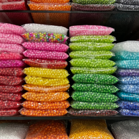 Super Grade Acrylic Sugar Beads 8mm 10mm Square Transparent Faceted ...