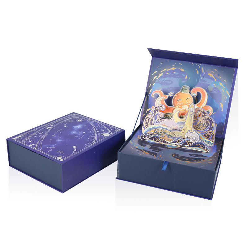 Custom Fancy Luxury 3d Pop up Packaging Gift Boxes Empty Wholesale ...