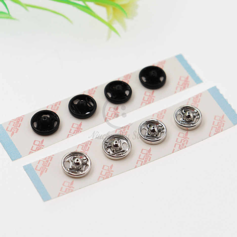 6mm 7mm 8mm Mini Metal Snap Buttons Press Studs for Doll Clothes Pet ...