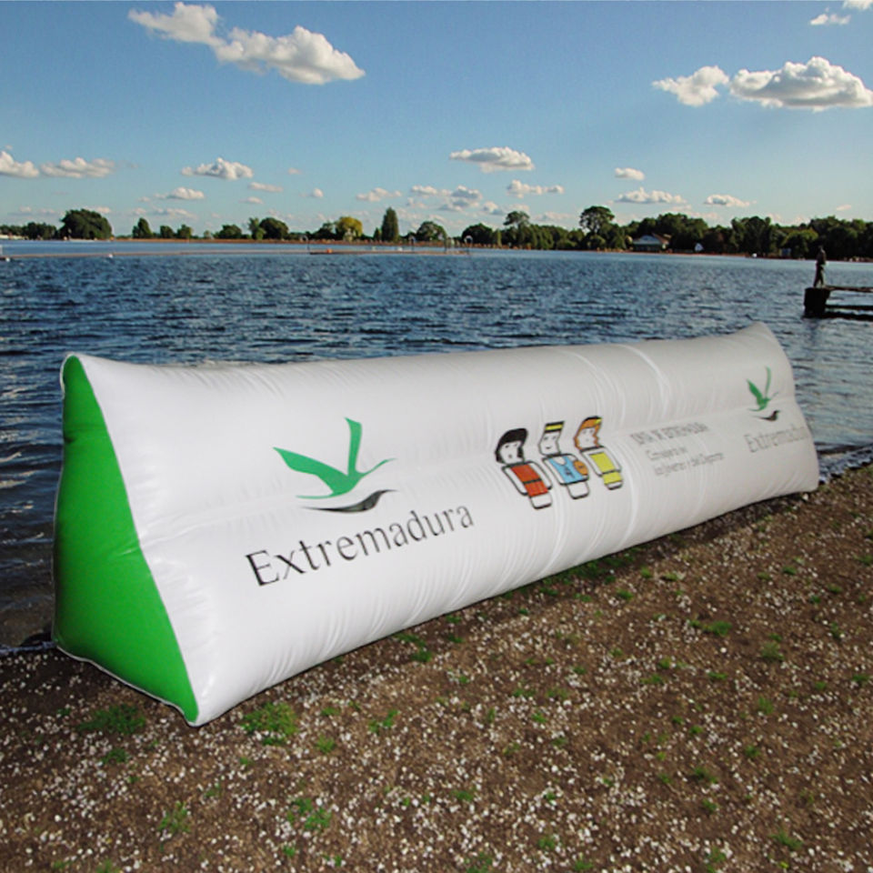 Portable Floating Triangle Inflatable Water Billboard for Water Park ...