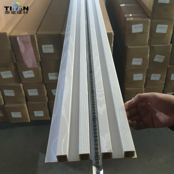 Wpc Corrugated Panel Indoor Wall Panneles Length 9.5 Feet Panel De ...