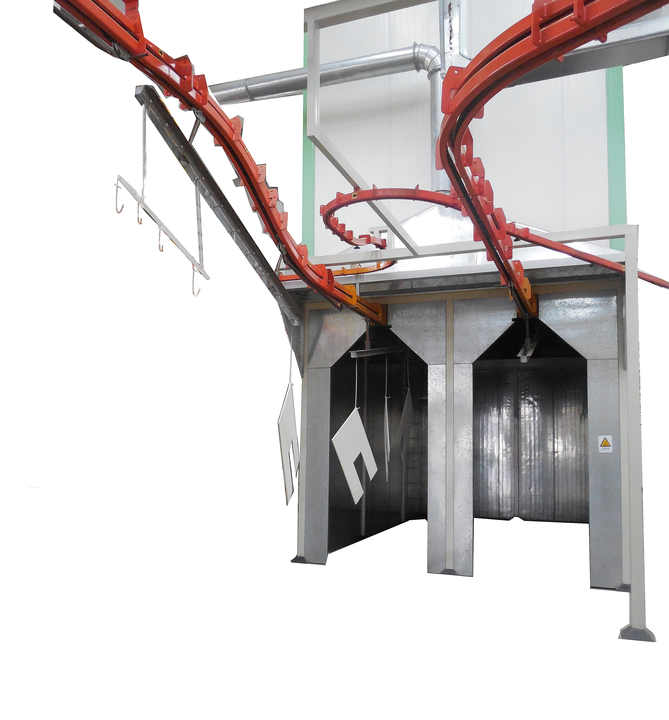 Metal Painting Production Line Roller Chain Heavy Duty Overhead ...