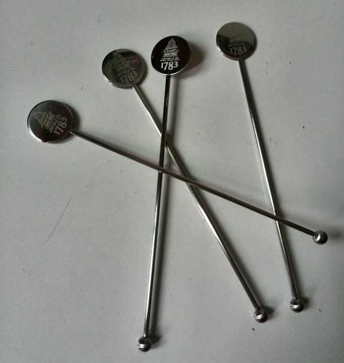 Promotional Bar Metal Coffee Stirrer - Stainless Steel
