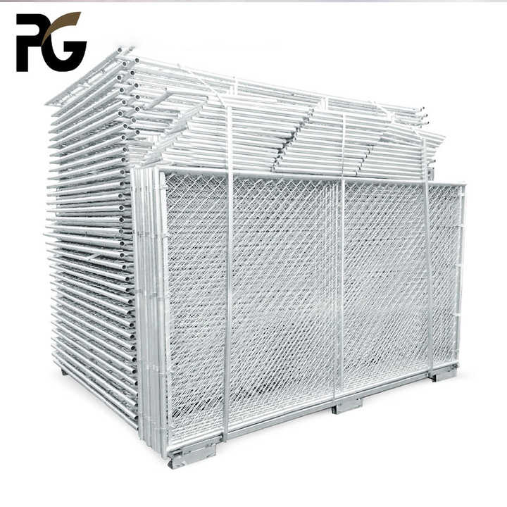 Eco Friendly Customized Galvanized Chain Link Fence Panels