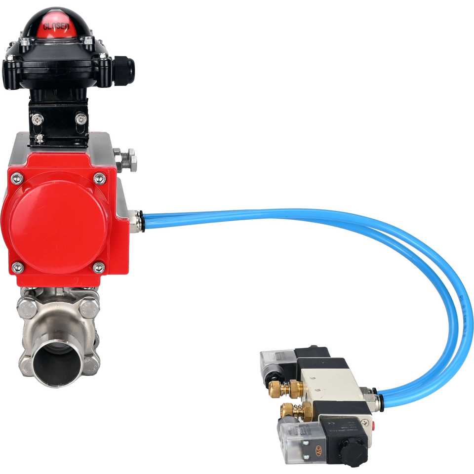 Stainless steel AISI 316 Ball Valve DNOVA BV3232P(3pc)-FP-W-ISO-H LONG ...