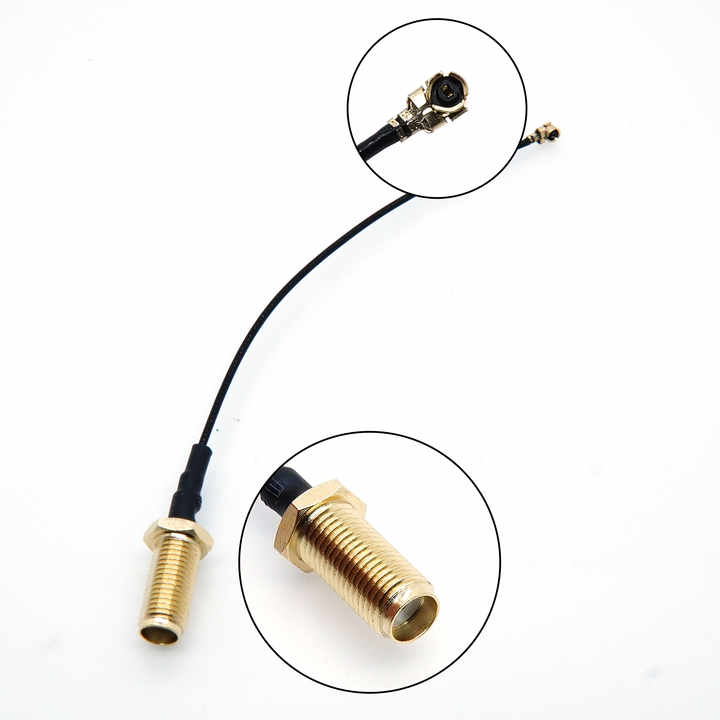 U.fl Ipx Ipex 1 To Pr-sma Female Antenna Wifi Pigtail 1.13 Rf Cable Ufl ...