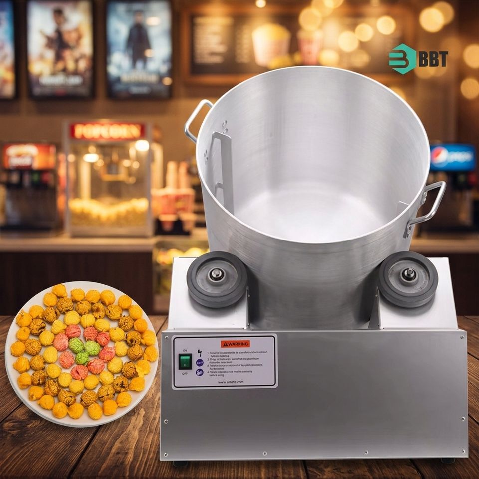 Industrial Popcorn Breading Machine Semi-auto Seasoning Coating Mixer ...