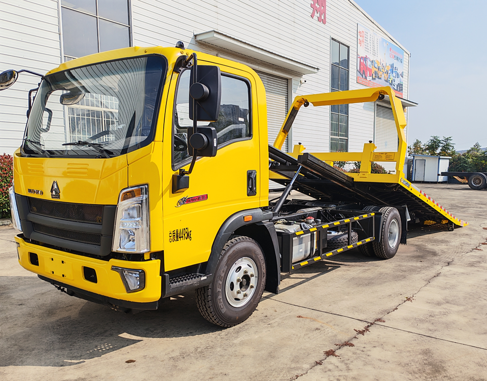 New HOWO Diesel 10tons Wrecker Truck Heavy-Duty Manual Recovery Tow ...