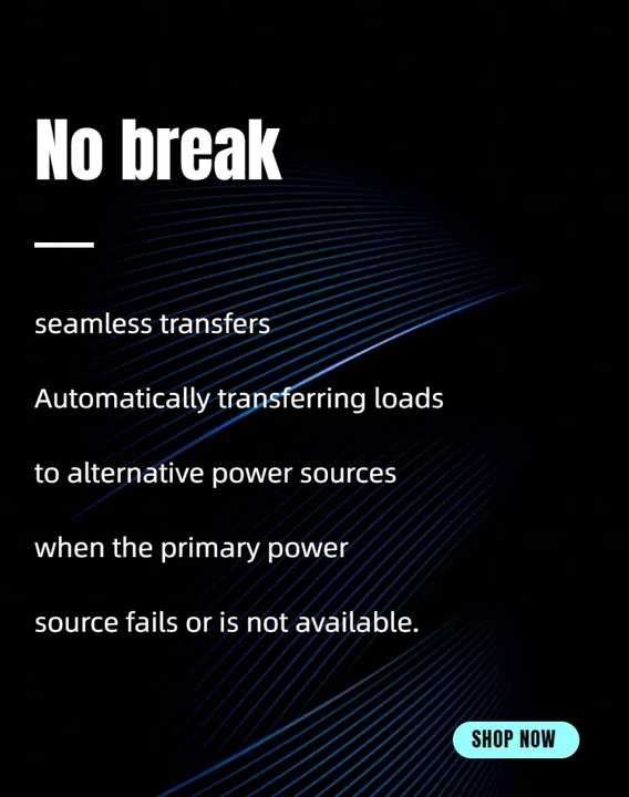 IP PDU ATS/STS Dual-Circuit Static Transfer Power Supply, No-Break ...