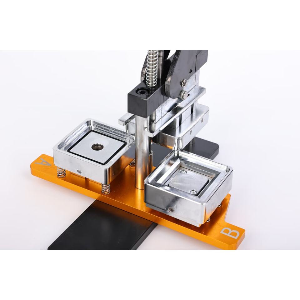 Hot Selling Manual Metal Square Fridge Magnet Machine Kit
