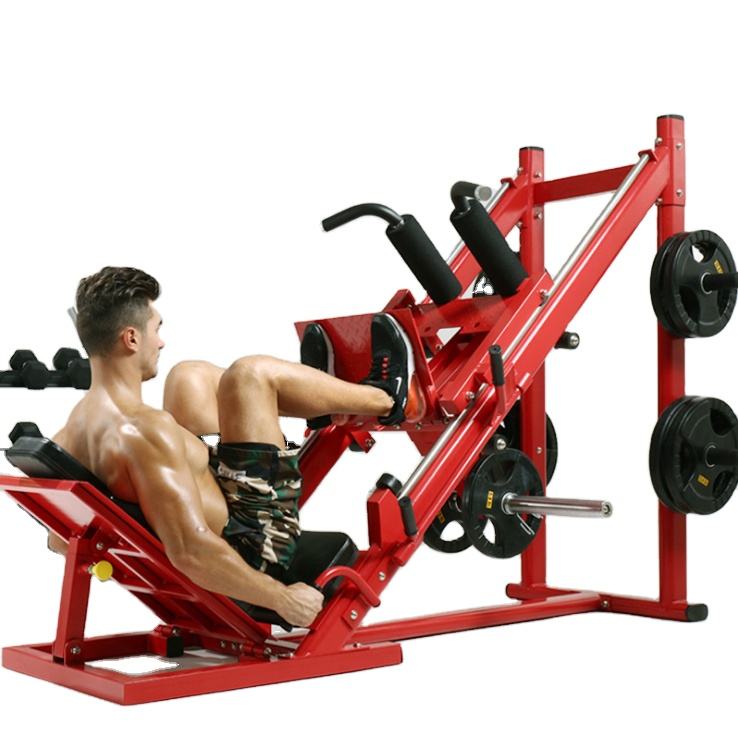 45 Degree Metal Leg Press and Squat Machine-Commercial Dual-Purpose ...