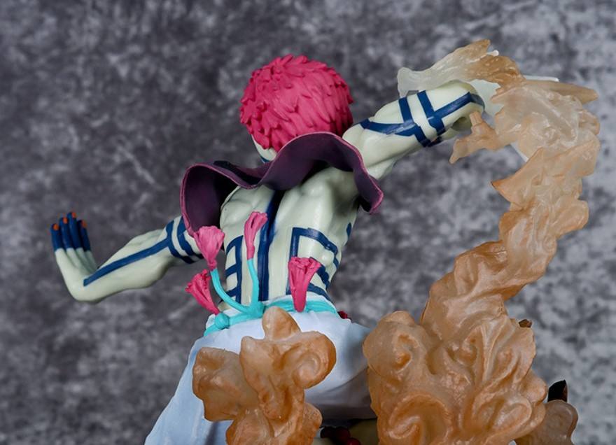 18CM Akaza Demon Slayer Anime Figure - Cartoon PVC Collectible for Ages ...
