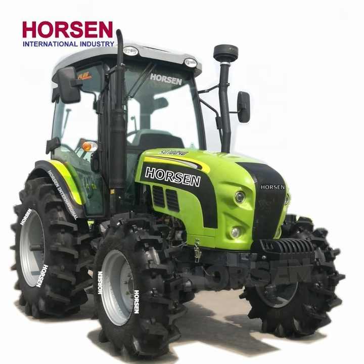 Horsen good quality 80HP 90HP 100HP 4WD 2WD Paddy Field Farm Wheel Tractor for sale made in ...