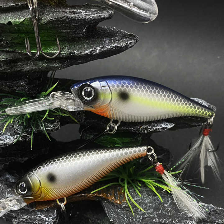 Suspending Shad Minnow - 70mm Artificial Hard Bait